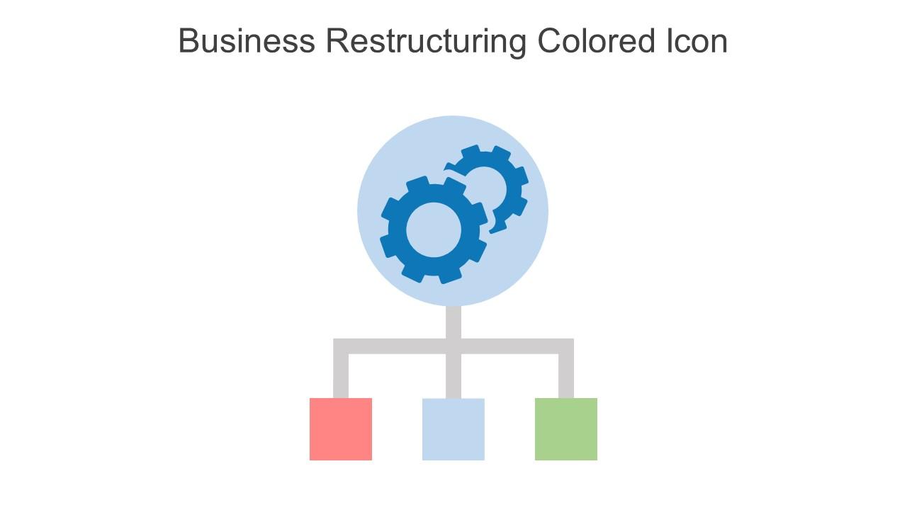Business Restructuring Colored Icon In Powerpoint Pptx Png And Editable Eps Format PPT Presentation