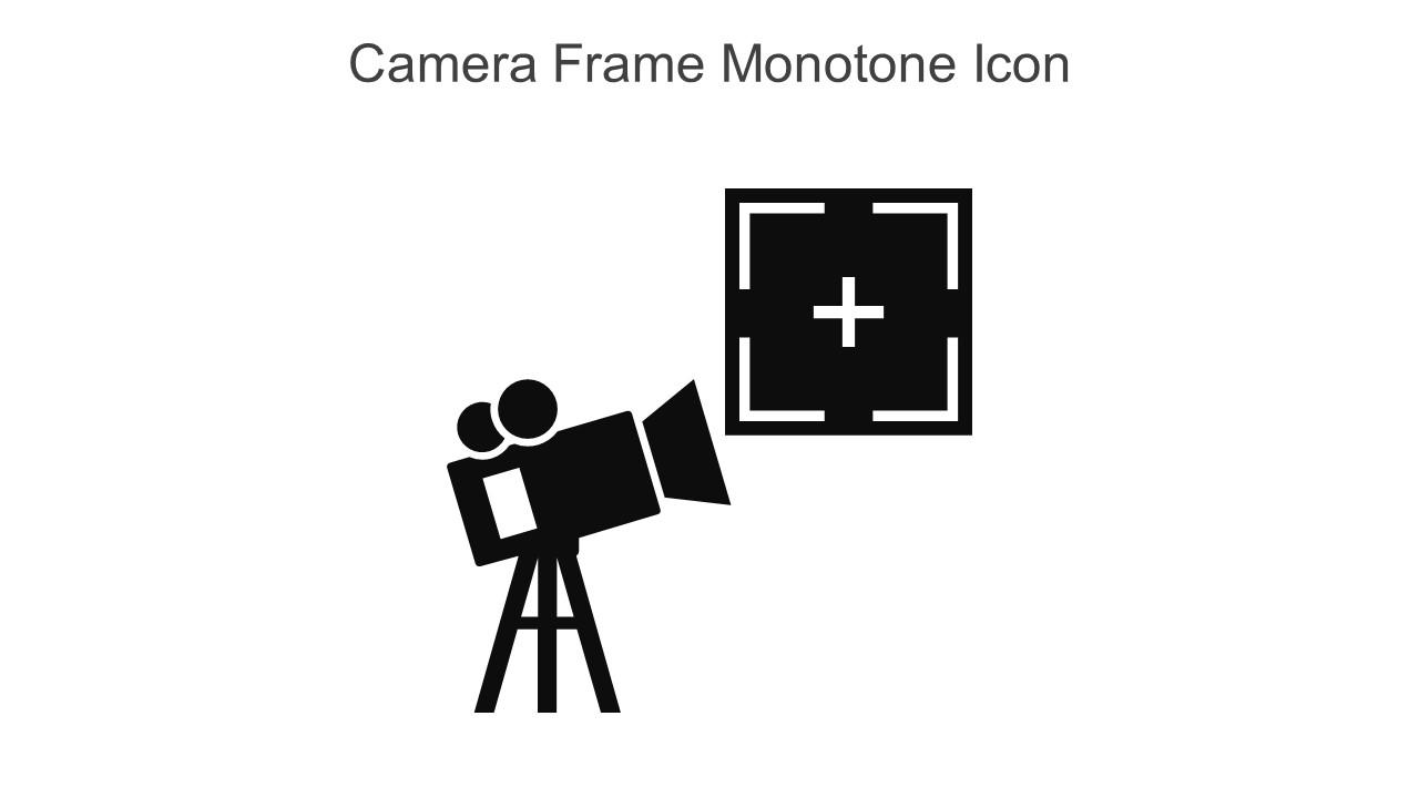 Camera Frame Monotone Icon In Powerpoint Pptx Png And Editable Eps Format PPT Presentation