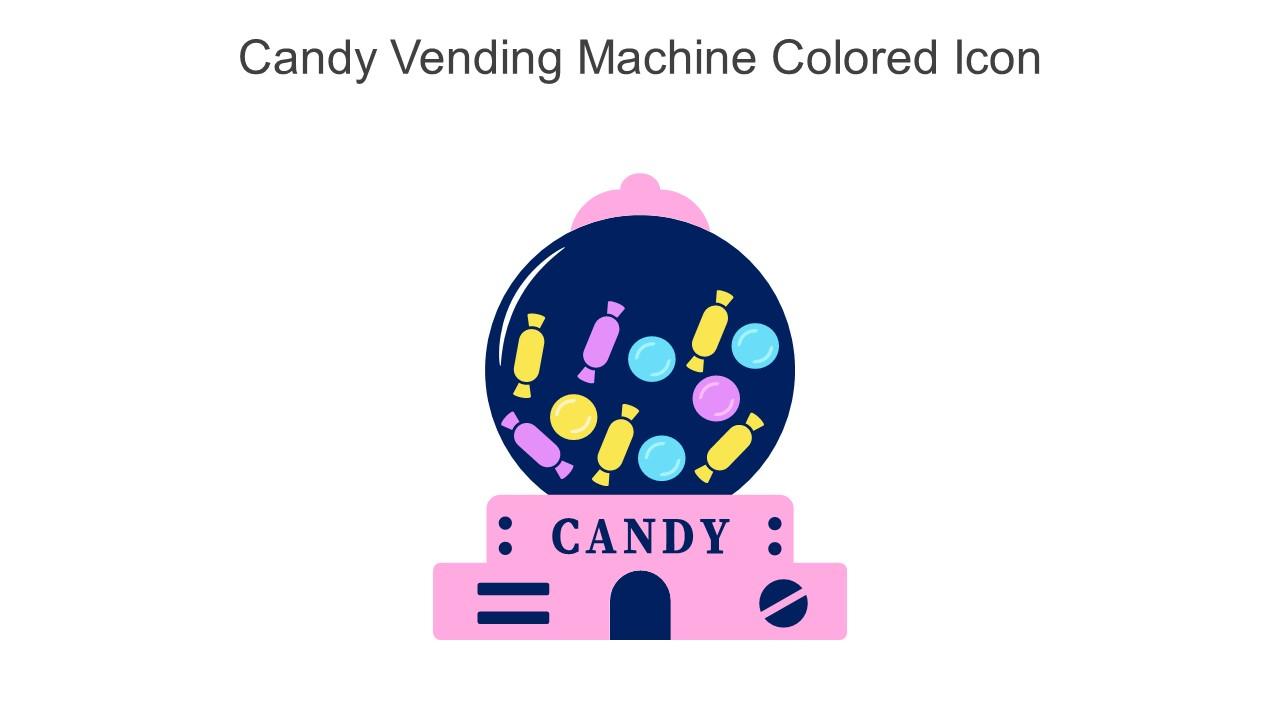 Candy Vending Machine Colored Icon In Powerpoint Pptx Png And Editable Eps Format PPT Presentation