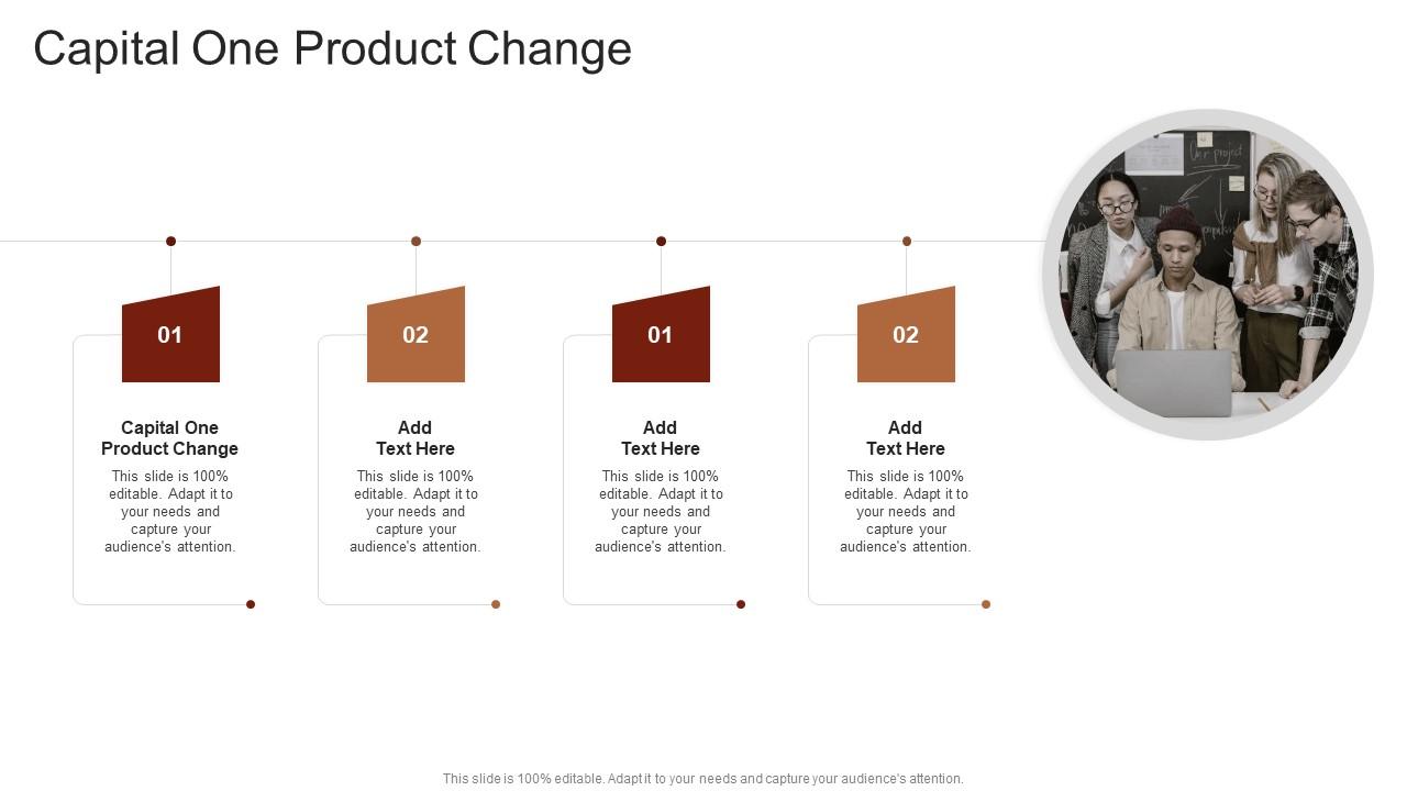 Capital One Product Change In Powerpoint And Google Slides Cpb PPT Slide