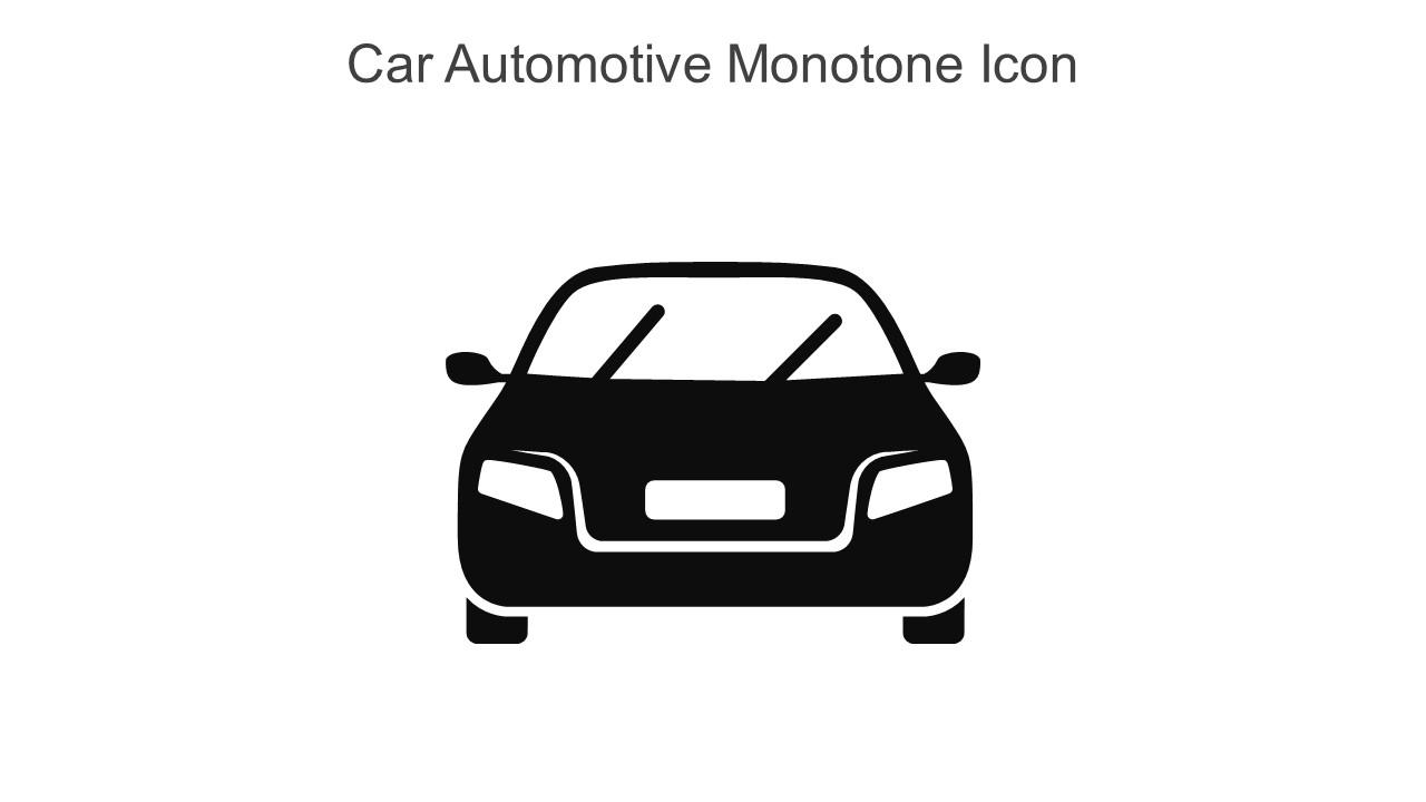 Car Automotive Monotone Icon In Powerpoint Pptx Png And Editable Eps Format PPT Example
