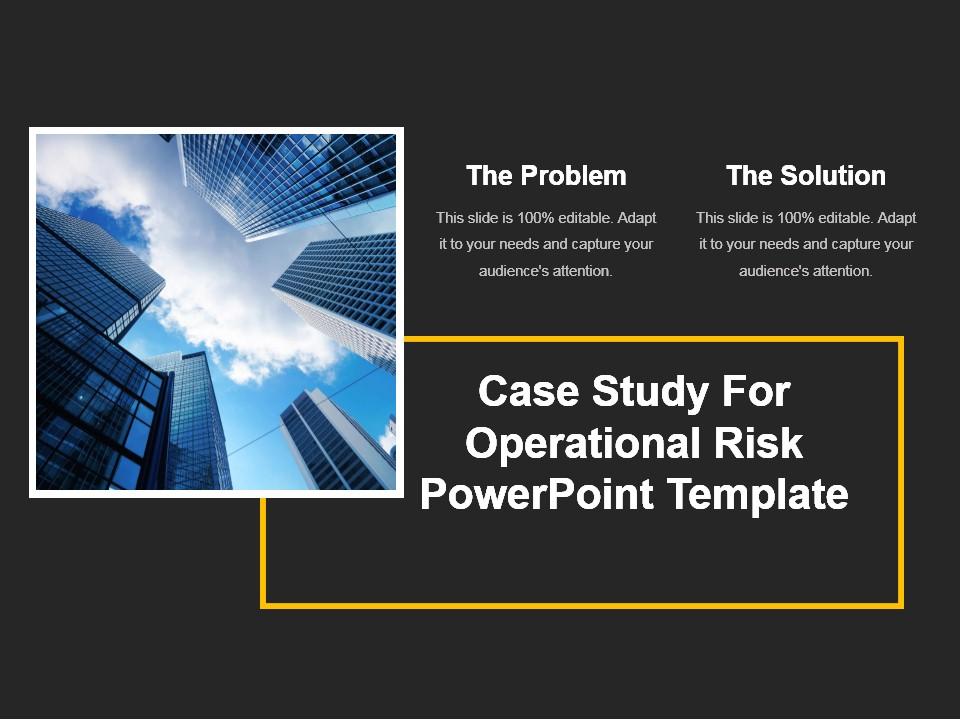 Case Study For Operational Risk Powerpoint Template | PowerPoint Shapes ... Case Study For Operational Risk Powerpoint Template | PowerPoint Shapes ...