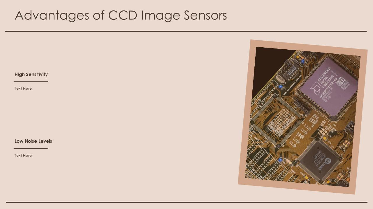 CCD Charge Coupled Device Image Sensor Technology Ppt Example ST AI PPT Example