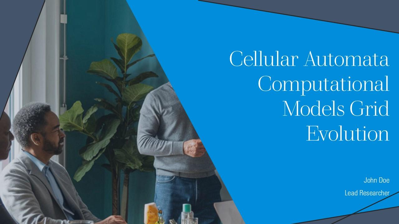 Cellular Automata Computational Models Grid Evolution Ppt Powerpoint St