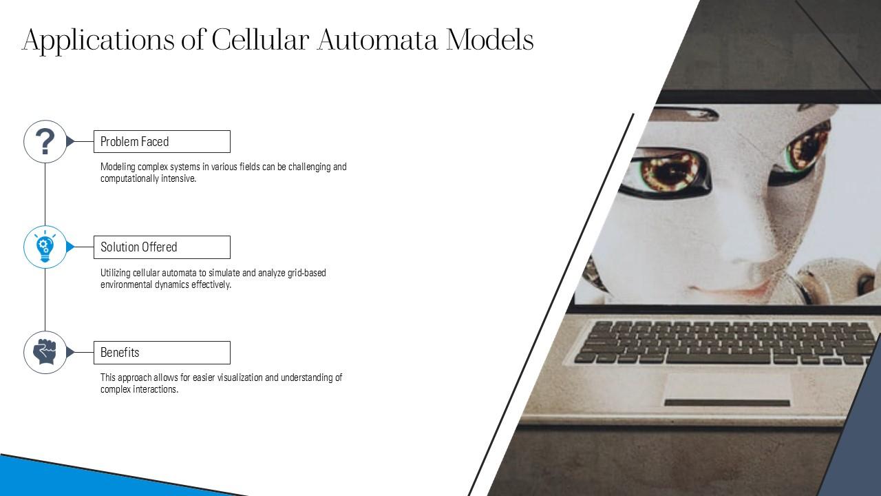 Cellular Automata Computational Models Grid Evolution Ppt Powerpoint St