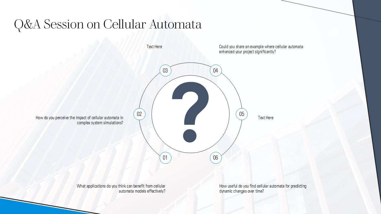 Cellular Automata Computational Models Grid Evolution Ppt Powerpoint St