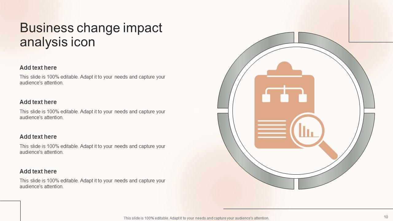Change Impact Analysis Powerpoint Ppt Template Bundles PPT Sample