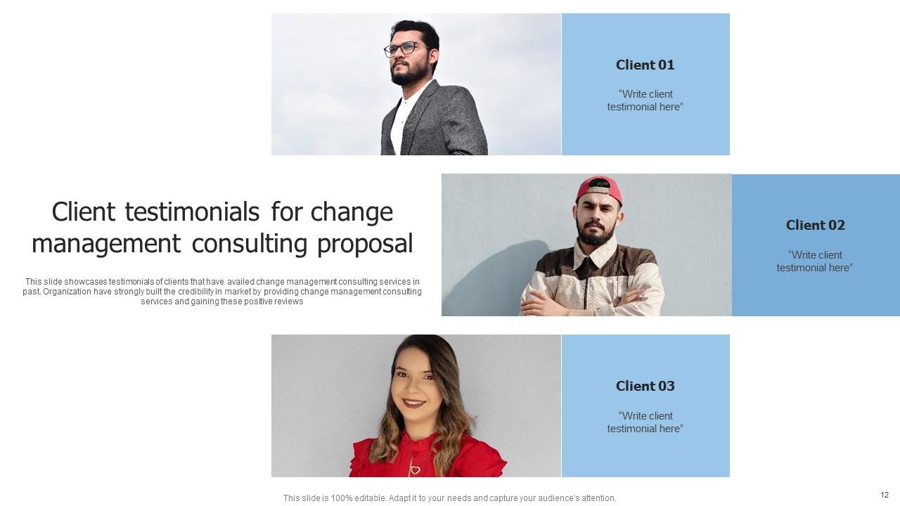 Change Management Consulting Proposal Powerpoint Presentation Slides ... Change Management Consulting Proposal Powerpoint Presentation Slides ...
