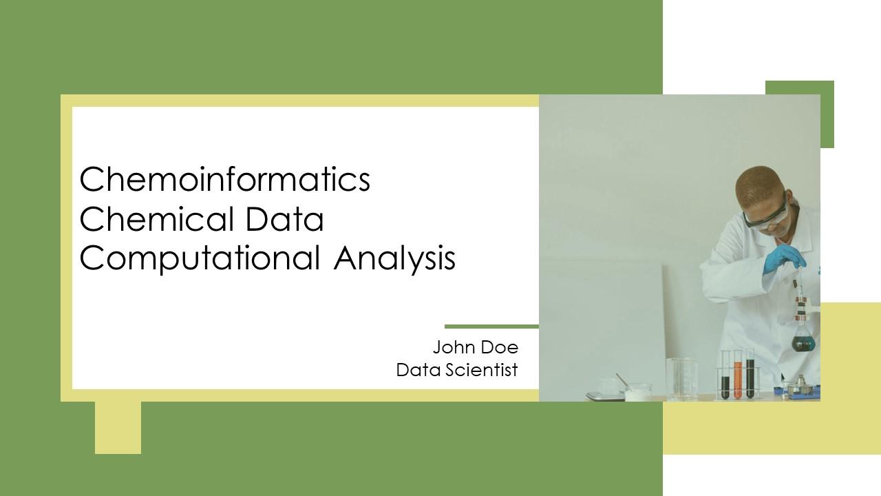 Chemoinformatics Chemical Data Computational Analysis PPT Presentation ST AI PPT Sample