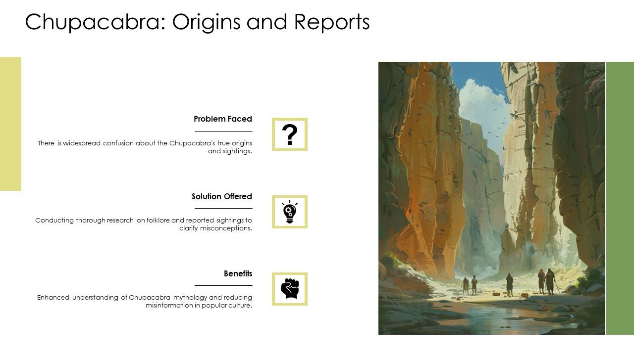 Chupacabra Origins And Reports Cryptozoologist Ppt PowerPoint ST AI SS PPT PowerPoint