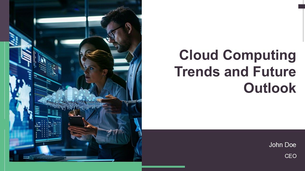 Cloud Computing Trends And Future Outlook PPT Mockup AT