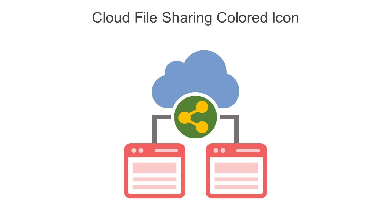 Cloud File Sharing Colored Icon In Powerpoint Pptx Png And Editable Eps Format PPT Template