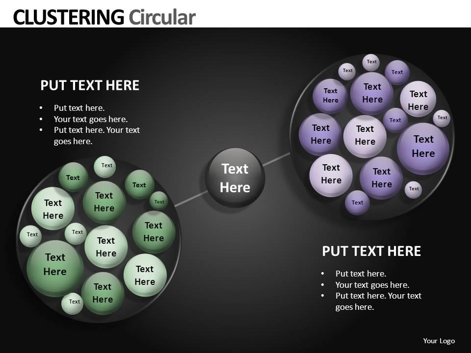 Clustering Circular Powerpoint Presentation Slides Db Powerpoint