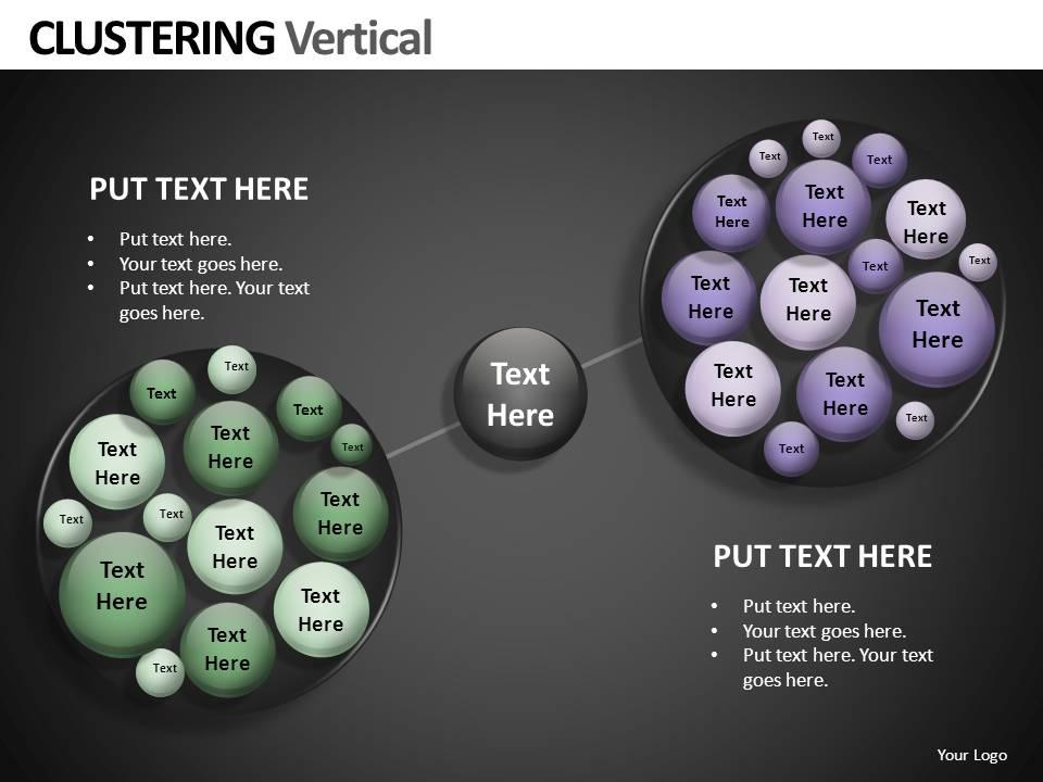 Clustering Vertical Powerpoint Presentation Slides Db Presentation