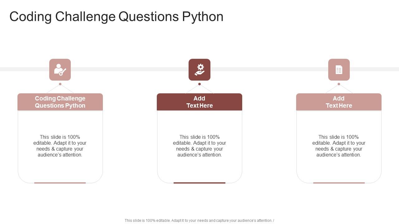 Coding Challenge Questions Python In Powerpoint And Google Slides Cpb PPT Sample