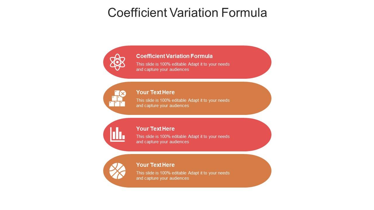 Coefficient Variation Formula Ppt Powerpoint Presentation Layouts