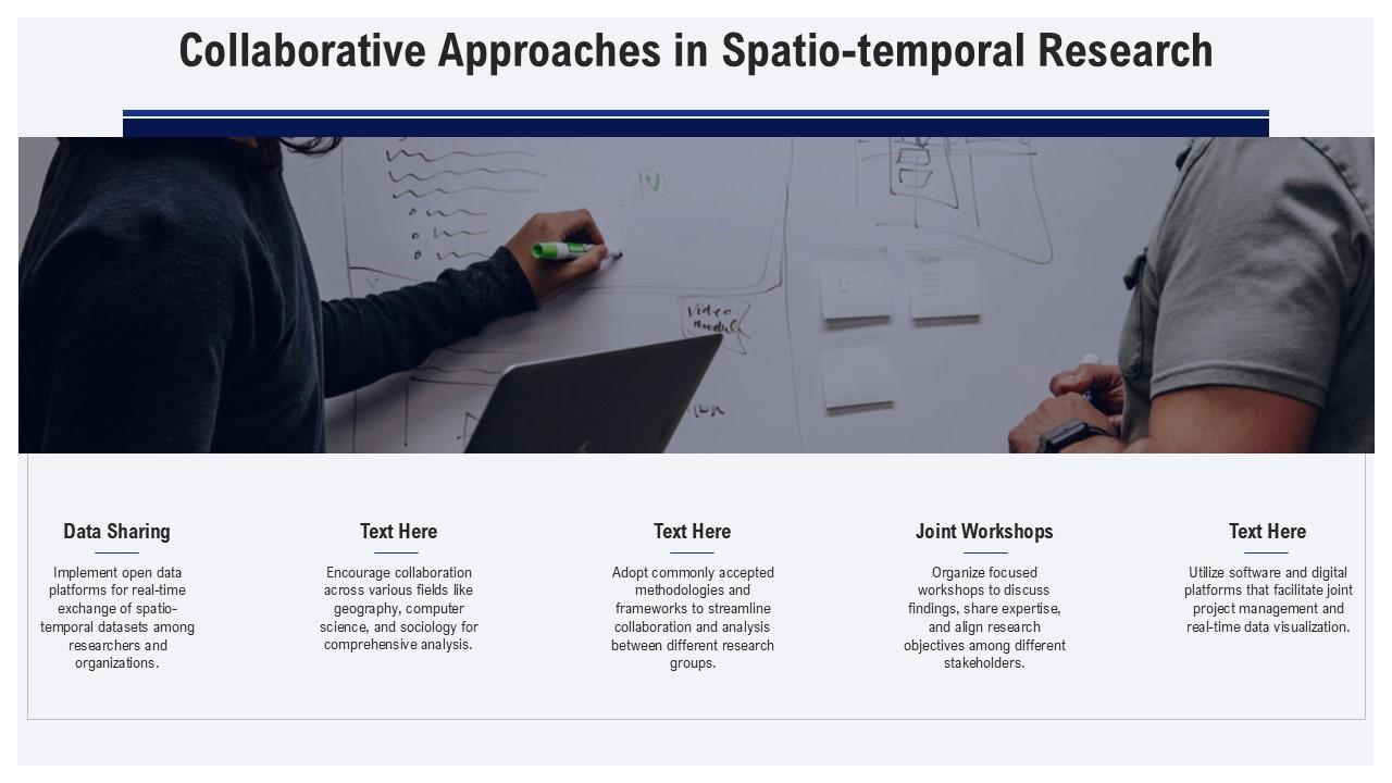 Collaborative Approaches In Spatio Temporal Research Ppt Slides St Ai