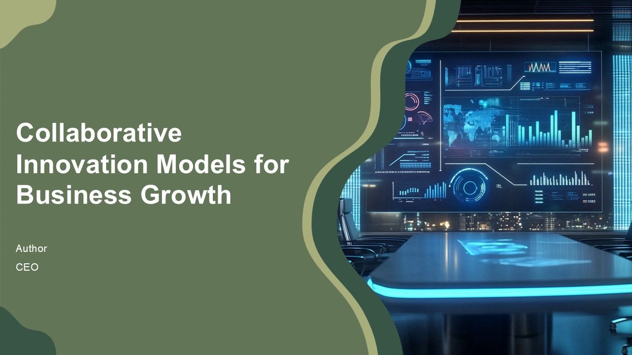 Collaborative Innovation Models For Business Growth PPT Template AT