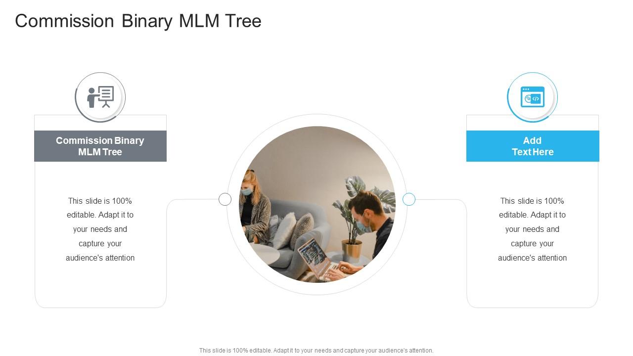 Commission Binary MLM Tree In Powerpoint And Google Slides Cpb PPT Slide