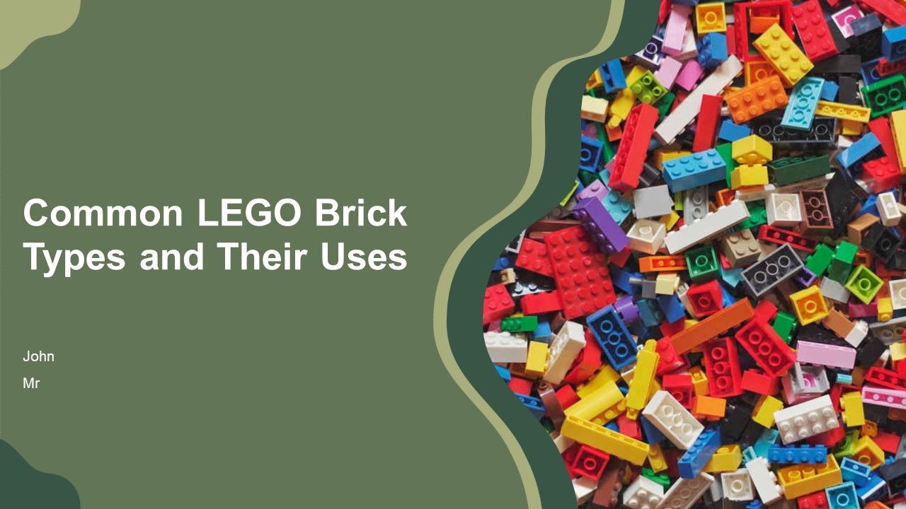 Common LEGO Brick Types And Their Uses PPT Demonstration AT