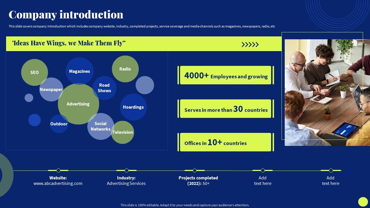 Company Introduction Marketing Agency Company Profile Ppt Slides