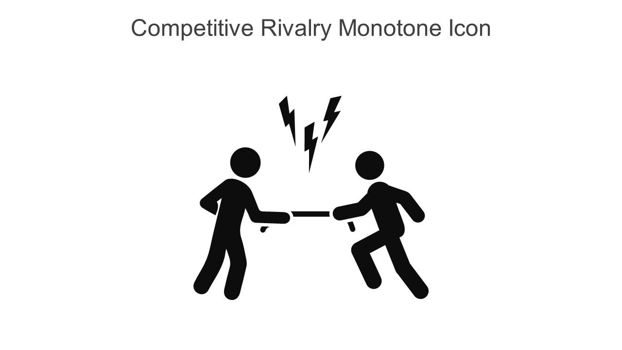 Competitive Rivalry Monotone Icon In Powerpoint Pptx Png And Editable ...