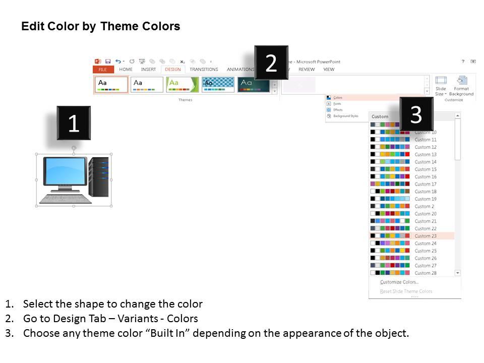 Complex Computer Network With Multi Server And Firewall Ppt Slides Presentation Graphics