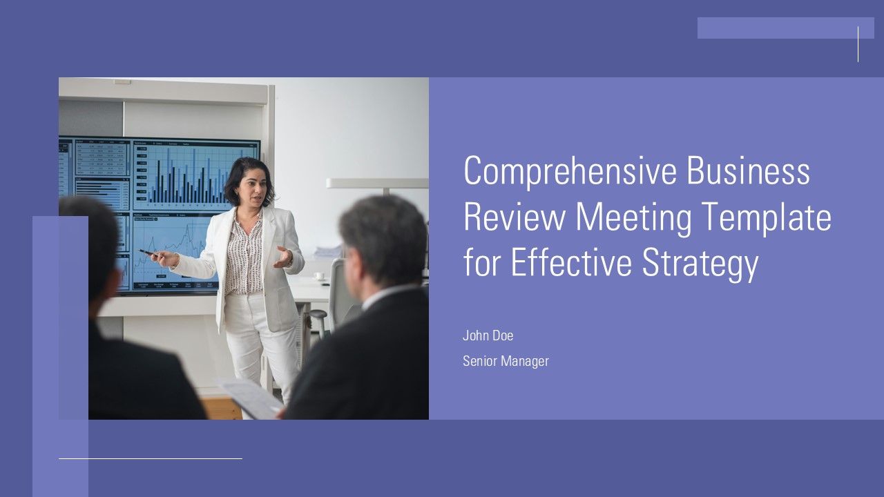 Comprehensive Business Review Meeting Template For Effective Strategy PPT H