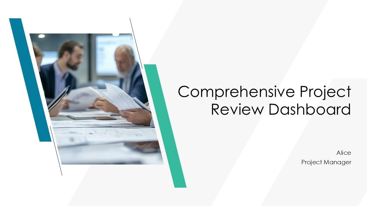 Comprehensive Project Review Dashboard PPT Structure AT
