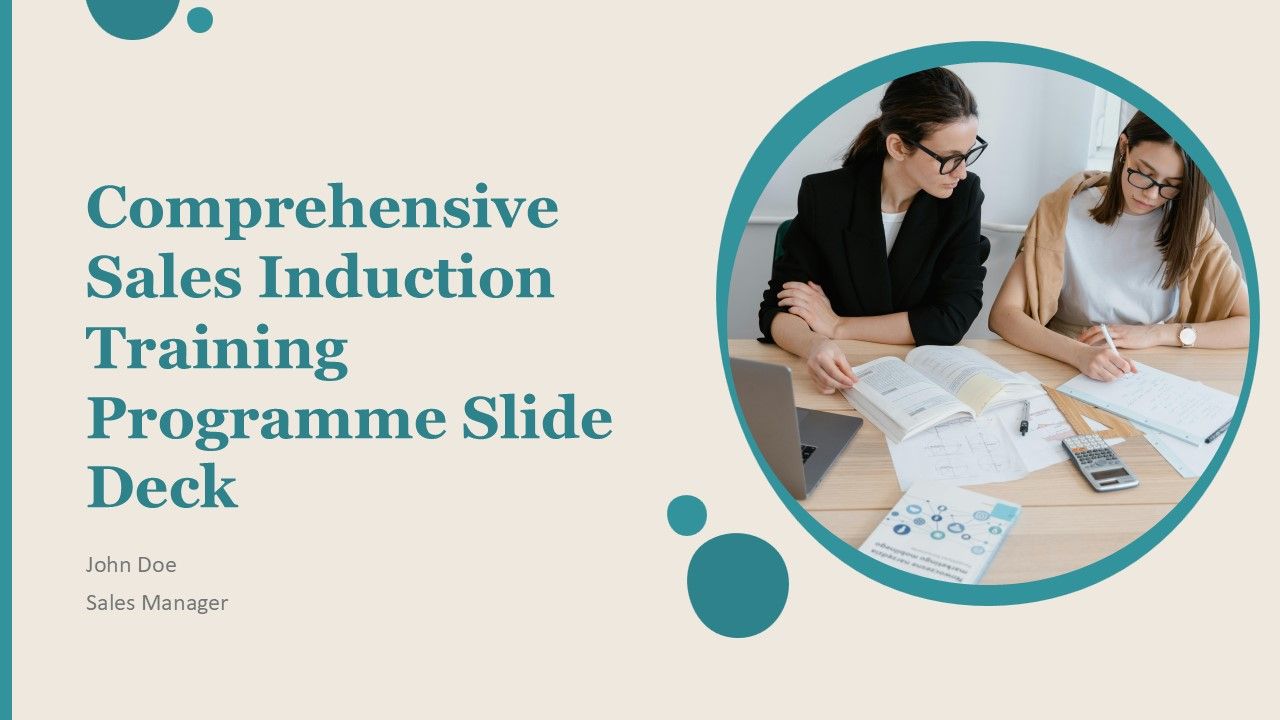Comprehensive Sales Induction Training Programme Slide Deck PPT H