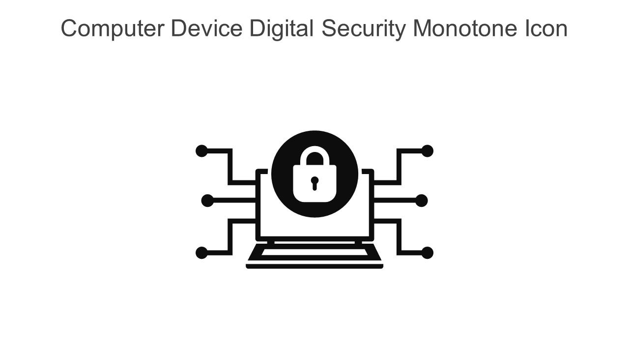 Computer Device Digital Security Monotone Icon In Powerpoint Pptx Png And Editable Eps Format