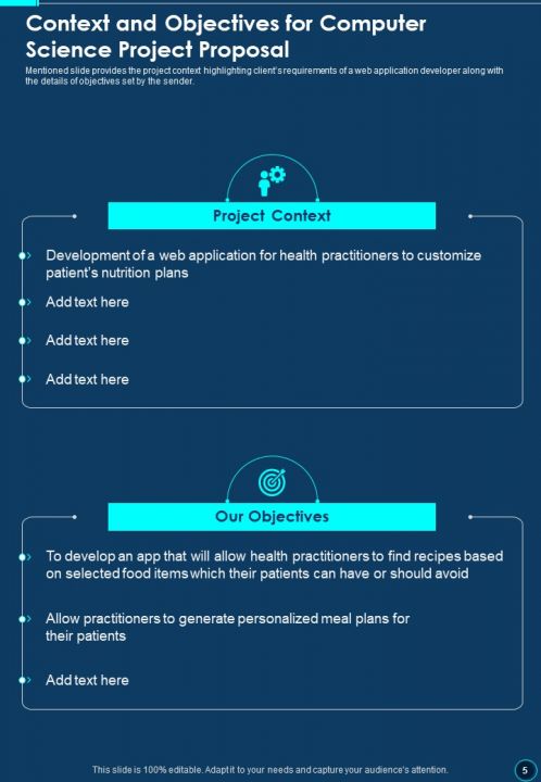 Computer Science Project Proposal Report Sample Example Document | Presentation Graphics ...