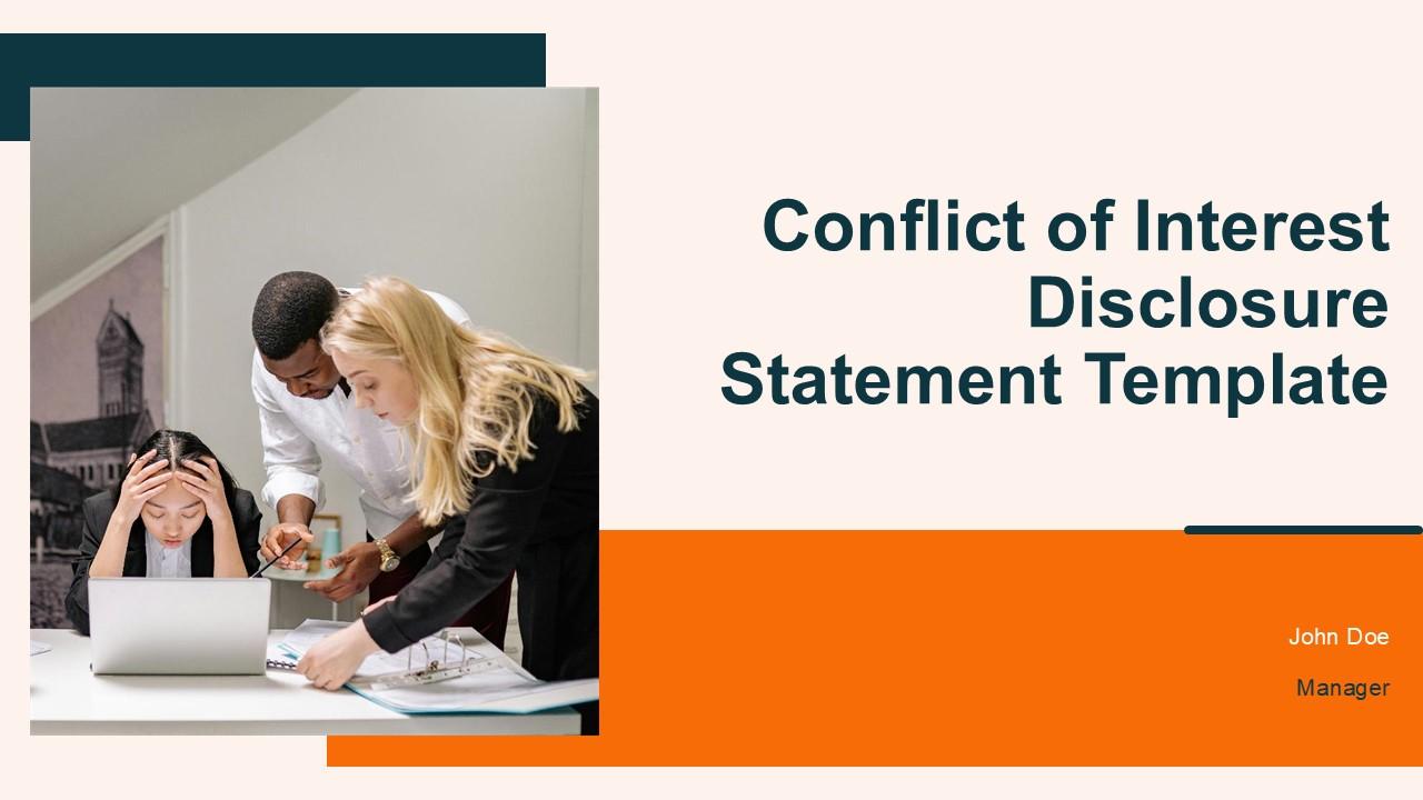 Conflict Of Interest Disclosure Statement Template PPT Example ACP PPT ...