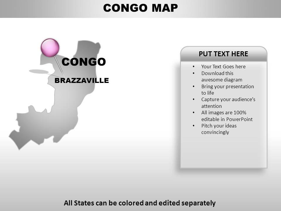 Congo Democratic Republic of the Country Powerpoint Maps | PowerPoint ...