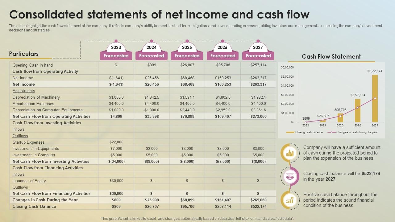 Consolidated Statements Of Net Income Soap Business Plan BP SS PPT ...