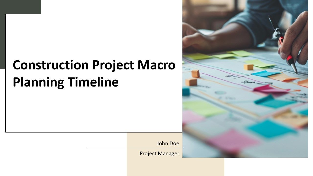 Construction Project Macro Planning Timeline PPT Demonstration AT