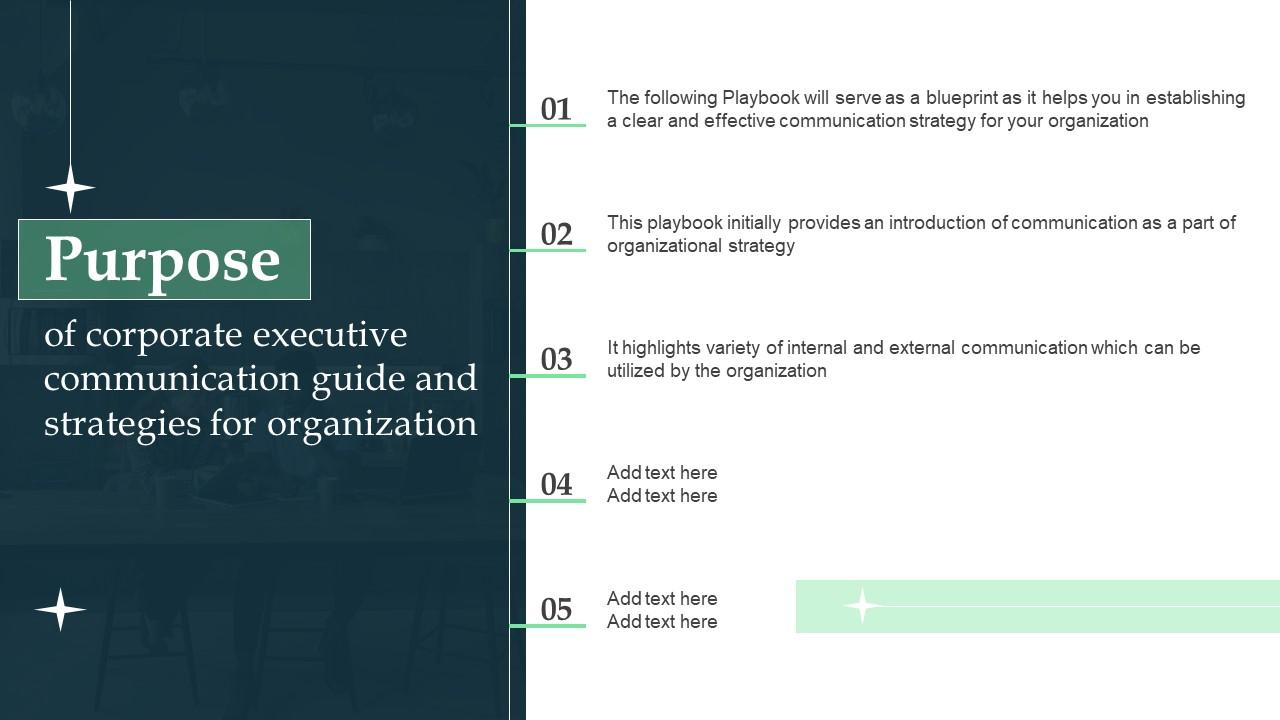 Corporate Executive Communication Purpose Of Corporate Executive ...