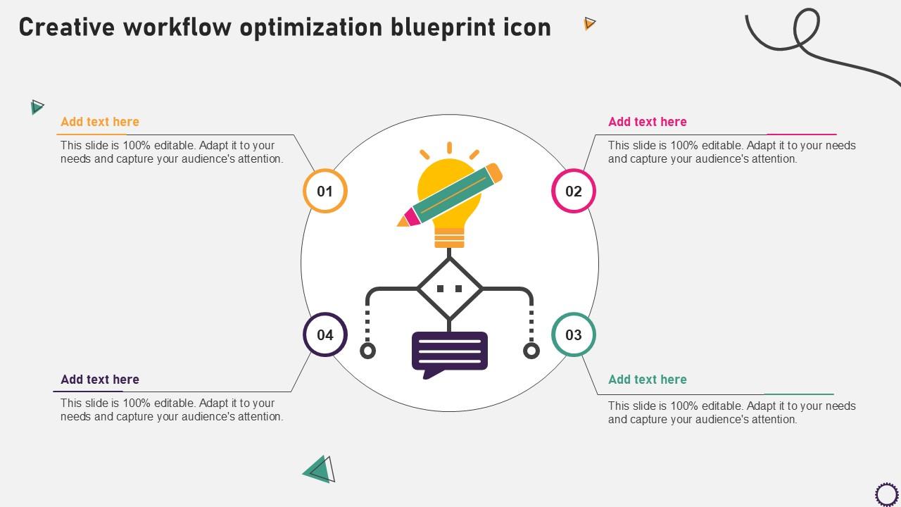 Creative Workflow Optimization Blueprint Icon Ppt Template PPT PowerPoint Creative Workflow Optimization Blueprint Icon Ppt Template PPT PowerPoint