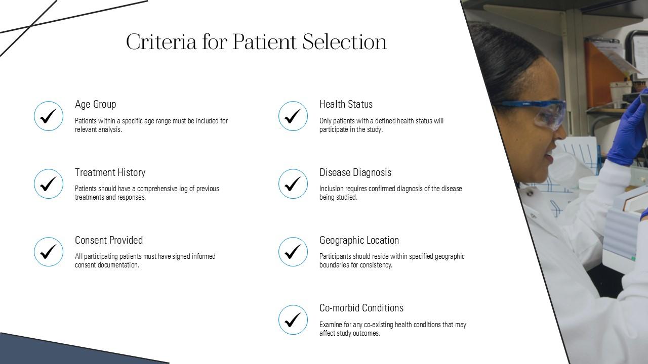 Criteria For Patient Selection Patient Cohort PPT Presentation ST AI SS ...
