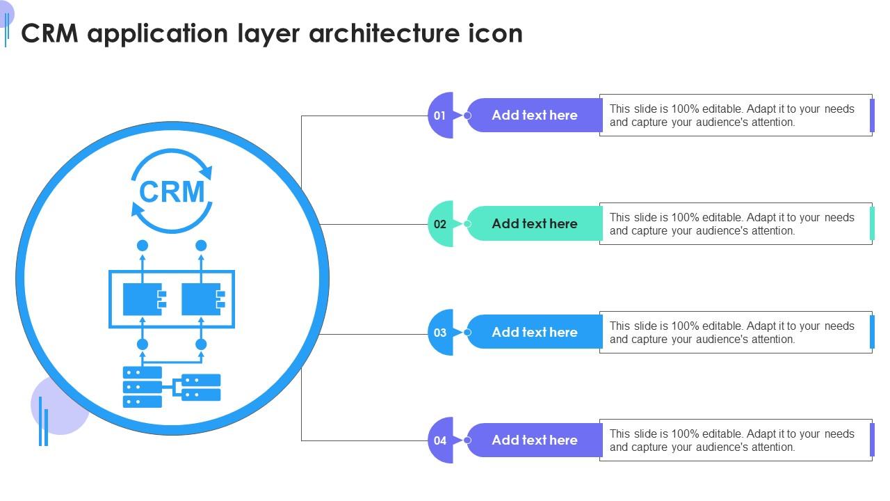CRM Application Layer Architecture Icon PPT Presentation CRM Application Layer Architecture Icon PPT Presentation