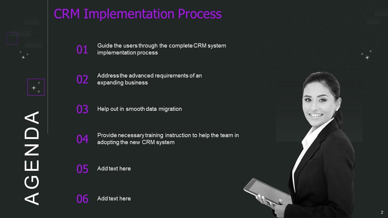 CRM Implementation Process Powerpoint Presentation Slides ... CRM Implementation Process Powerpoint Presentation Slides ...
