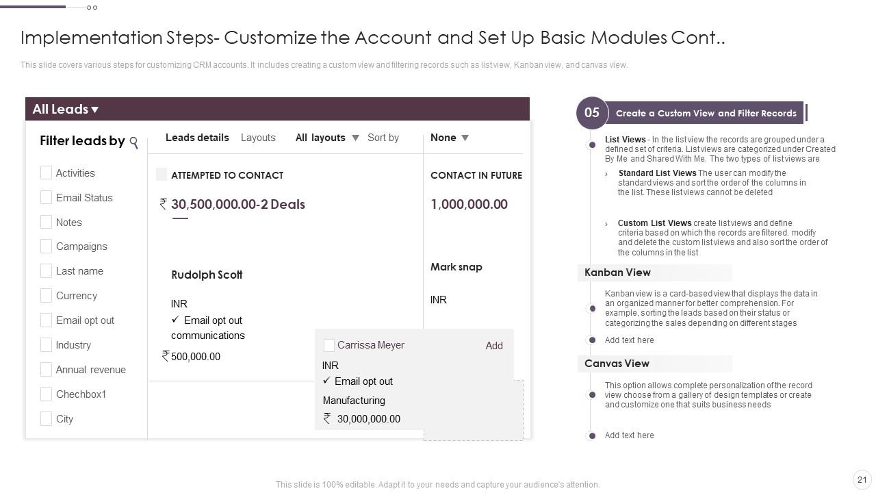 Crm System Implementation Guide For Businesses Powerpoint Presentation