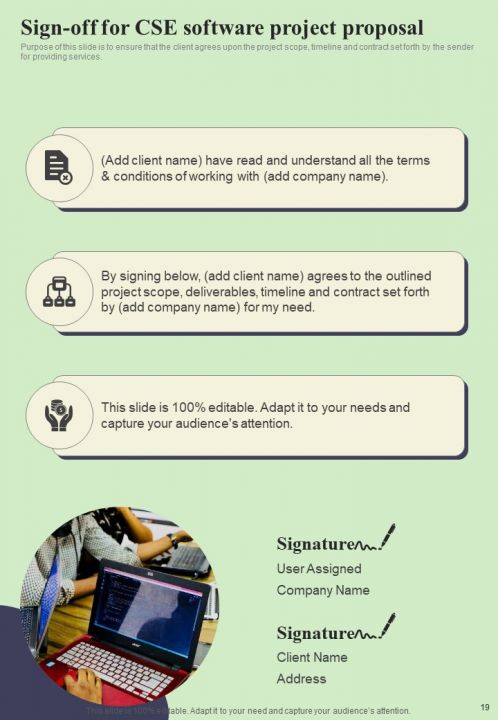 Cse Software Project Proposal Report Sample Example Document Ppt Example 
