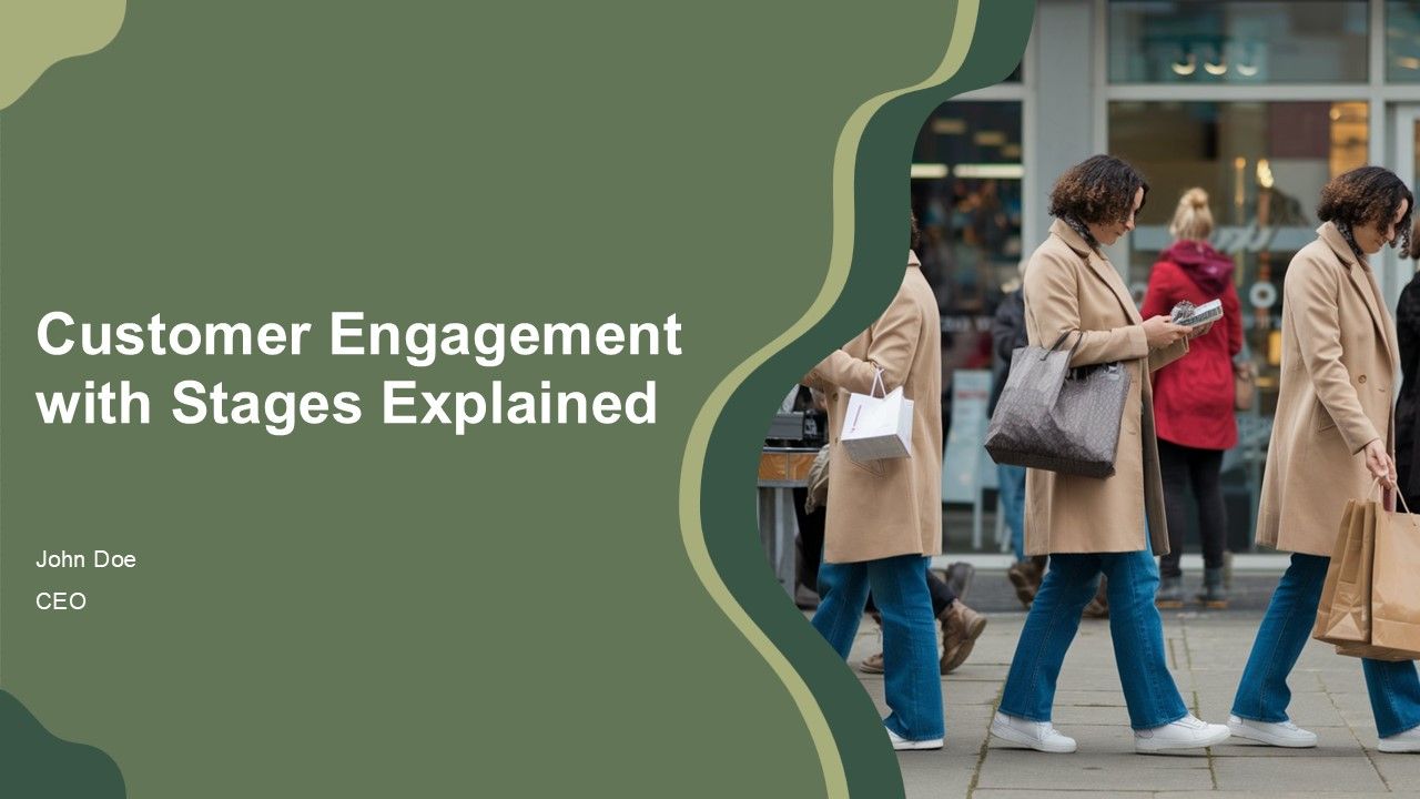 Customer Engagement With Stages Explained PPT Graphics AT
