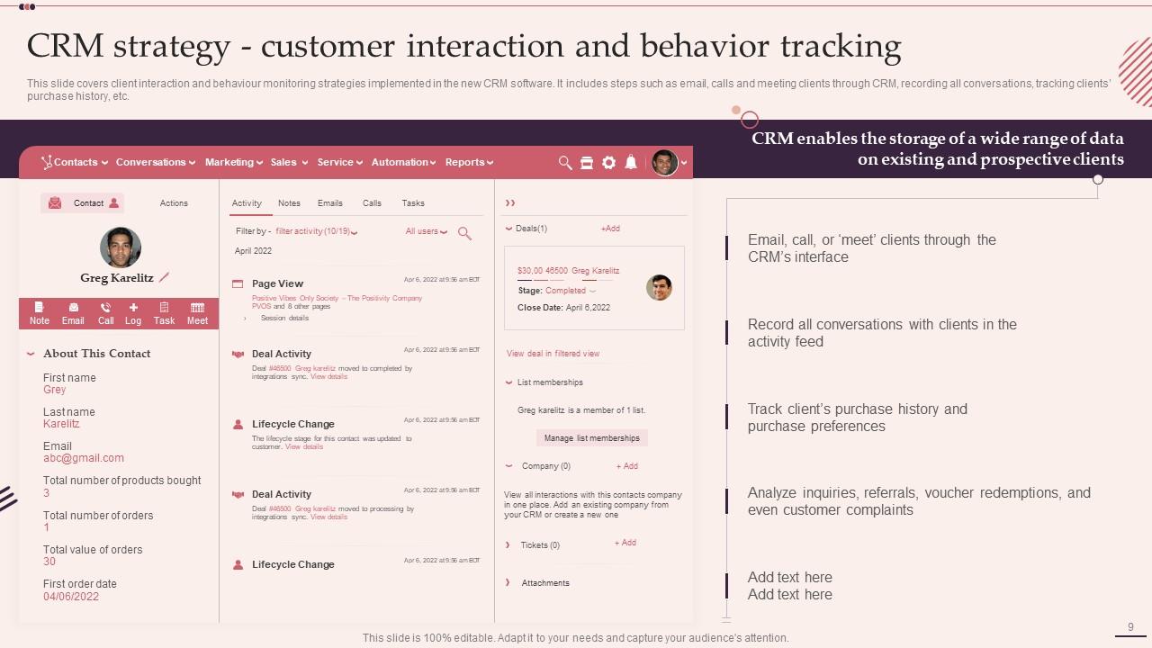 Customer Relationship Management System Deployment Steps Powerpoint Presentation Slides PPT ...