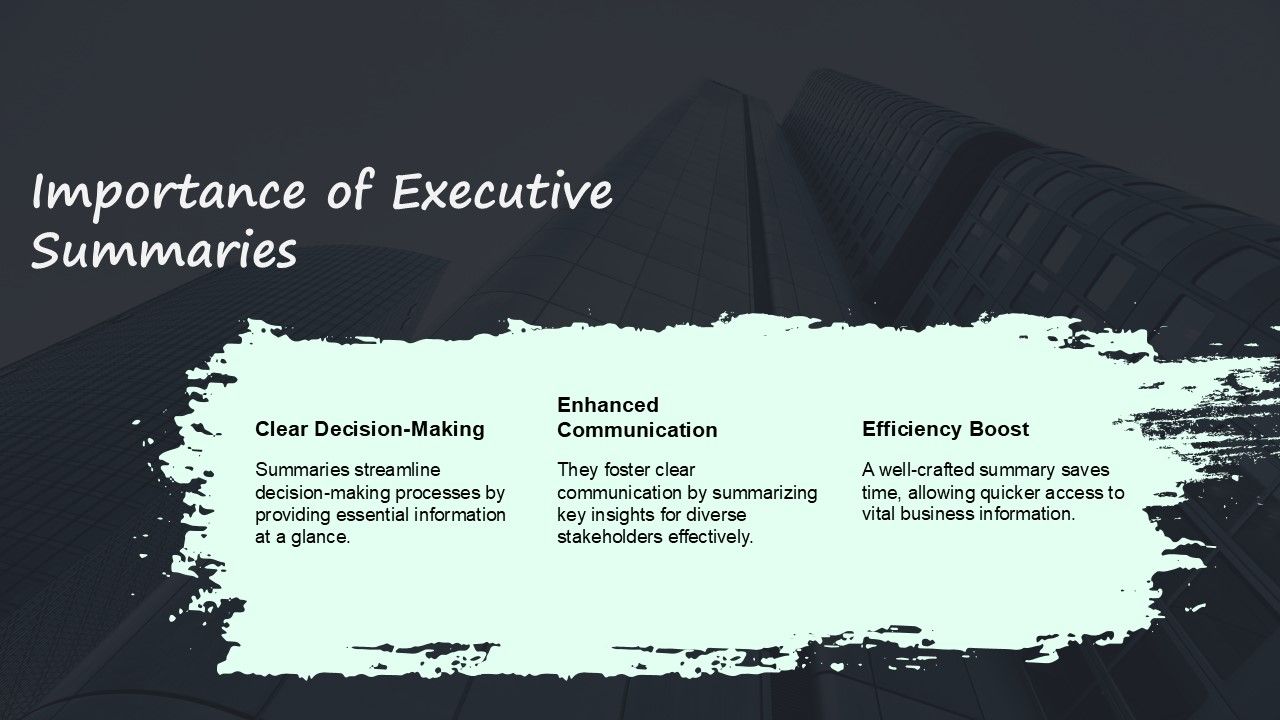 Customizable Executive Summary One Pager For Business Needs PPT H