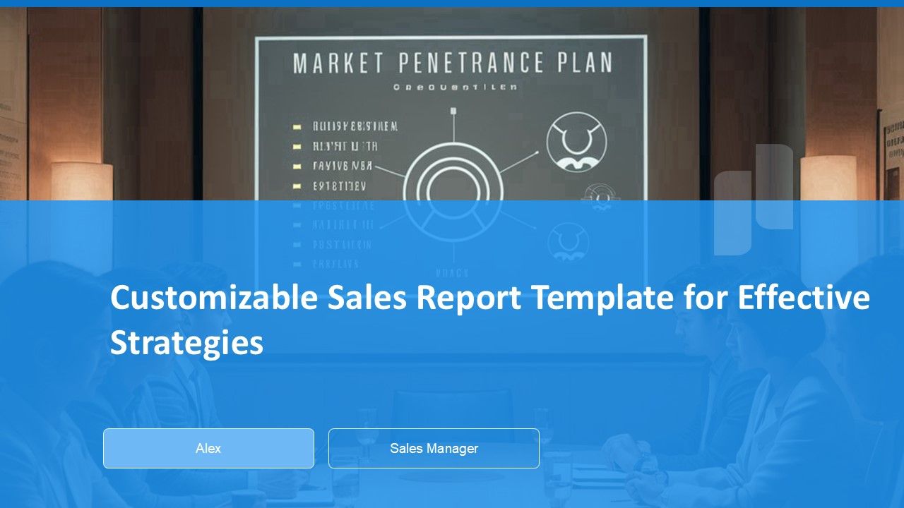 Customizable Sales Report Template For Effective Strategies PPT H