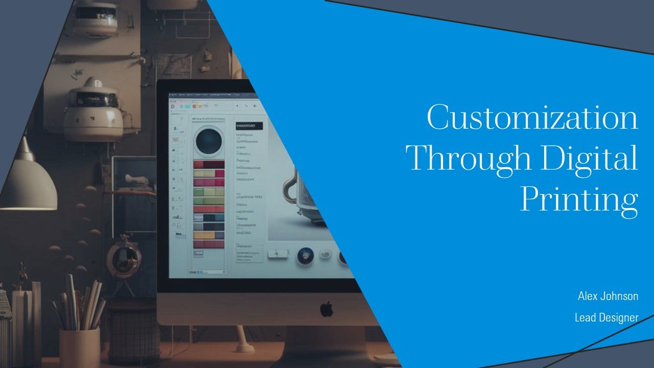 Customization Through Digital Printing PPT Slides AT