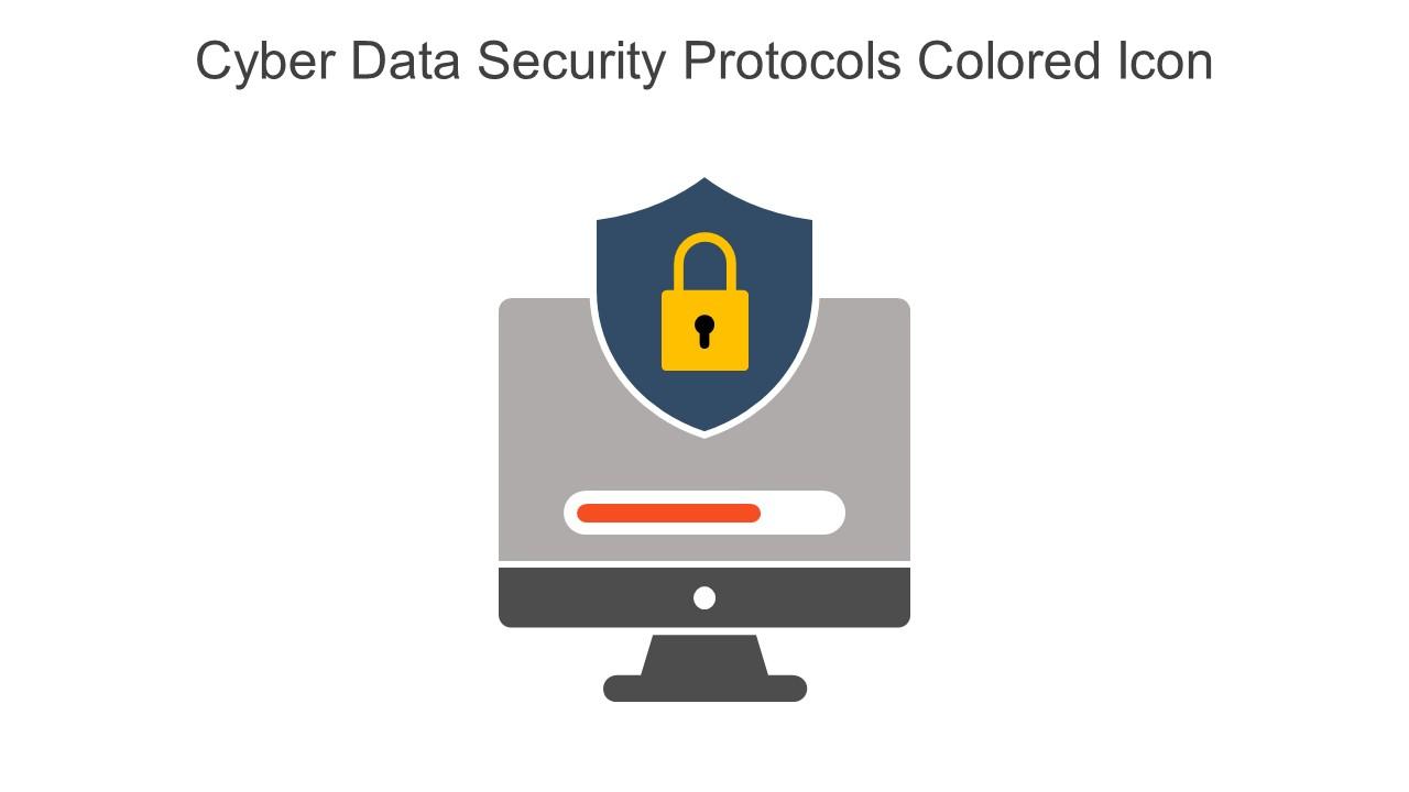 Cyber Data Security Protocols Colored Icon In Powerpoint Pptx Png And Editable Eps Format Ppt Sample