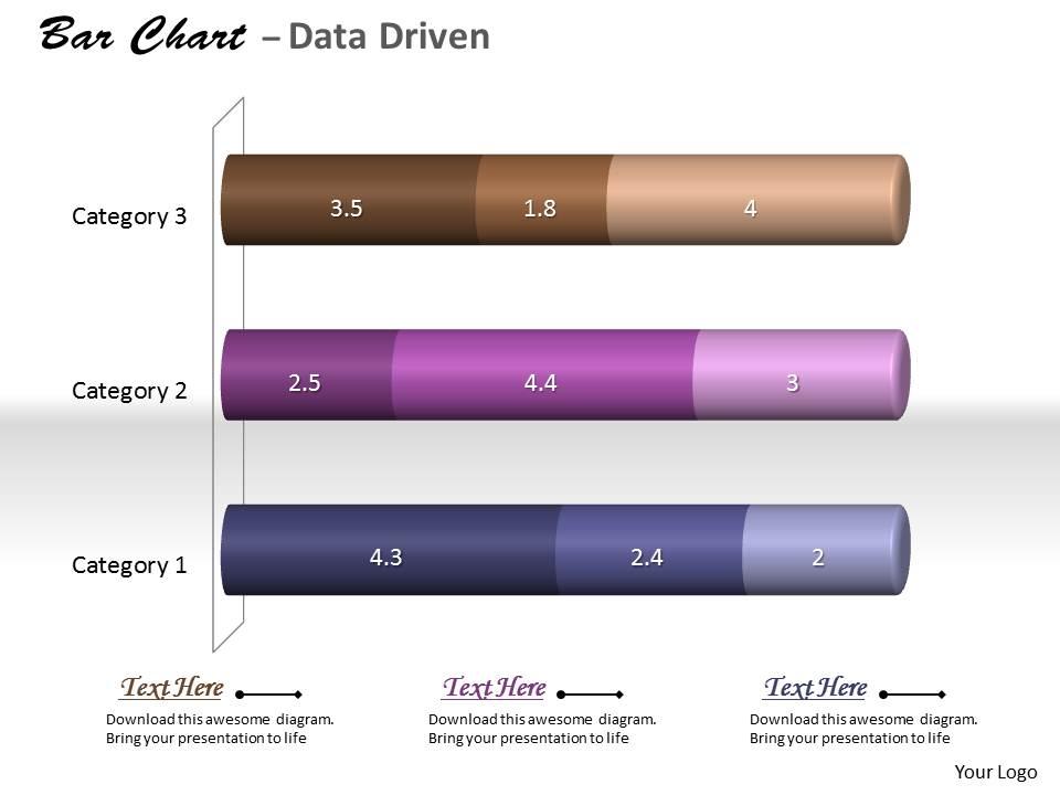 Data Driven 3d Classification Of Data Chart Powerpoint Slides Powerpoint Slide Images Ppt